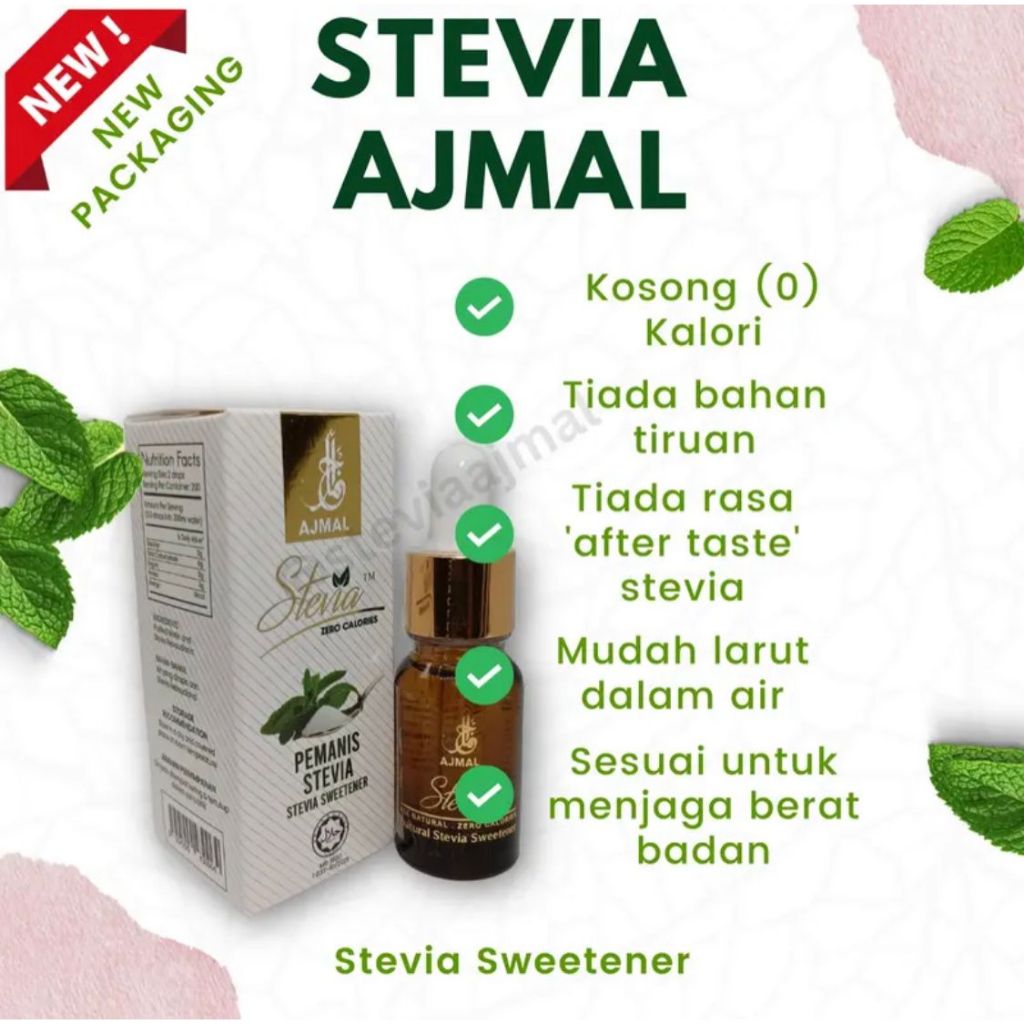 (Expired: Julai 2026) Free Box!! Stevia 100% Original Stevia Alajmal ...