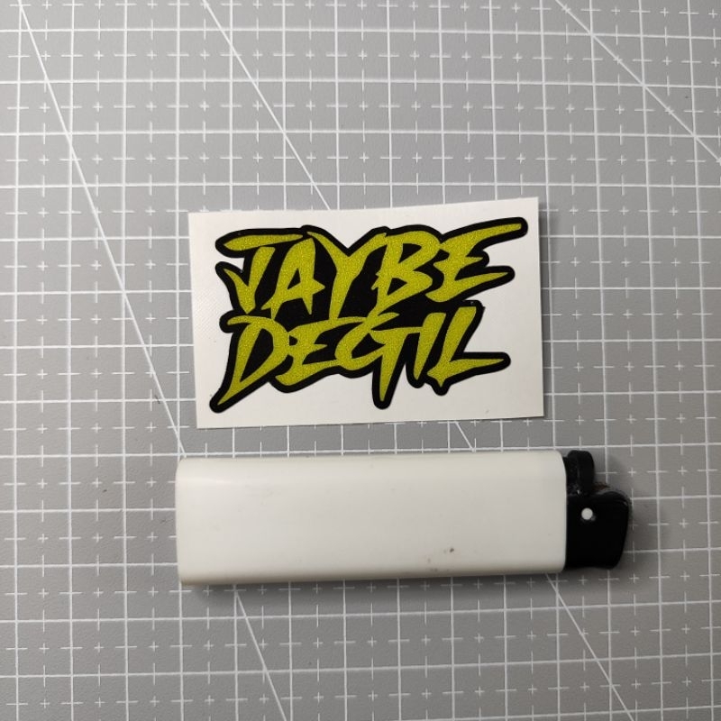Sticker Jaybe Degil ( Pantul Cahaya ) | Shopee Malaysia