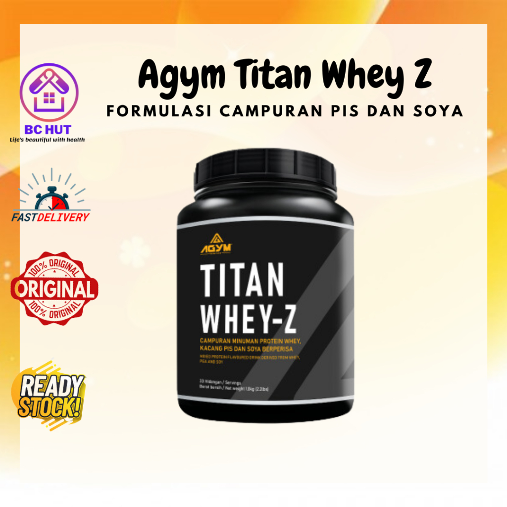 [BC_HUT] Agym Titan Whey Z Protein HALAL Jakim 2 kg - BEST PRICE ...