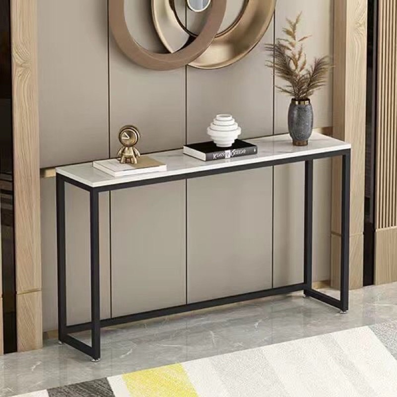 Modern Console Table Marble Design Long Table Ornament Table Meja ...