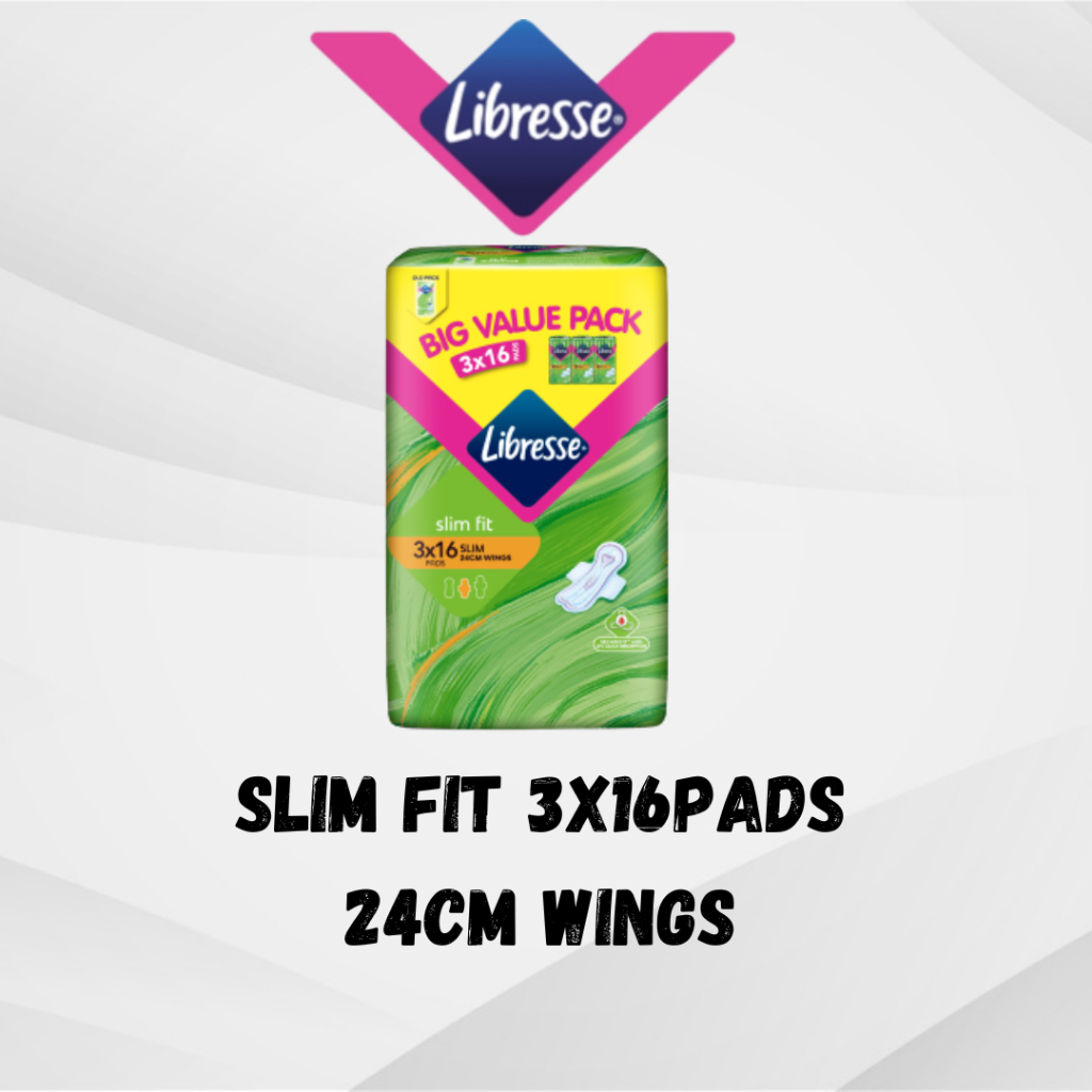 Libresse Slim Fit Wings / Non-Wings Pads (Big Value Pack) | Shopee Malaysia