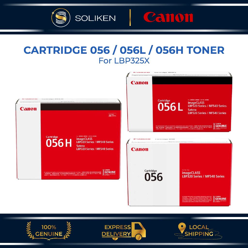 Canon Cart 056 / 056 L / 056 H Toner For LBP325X | Shopee Malaysia