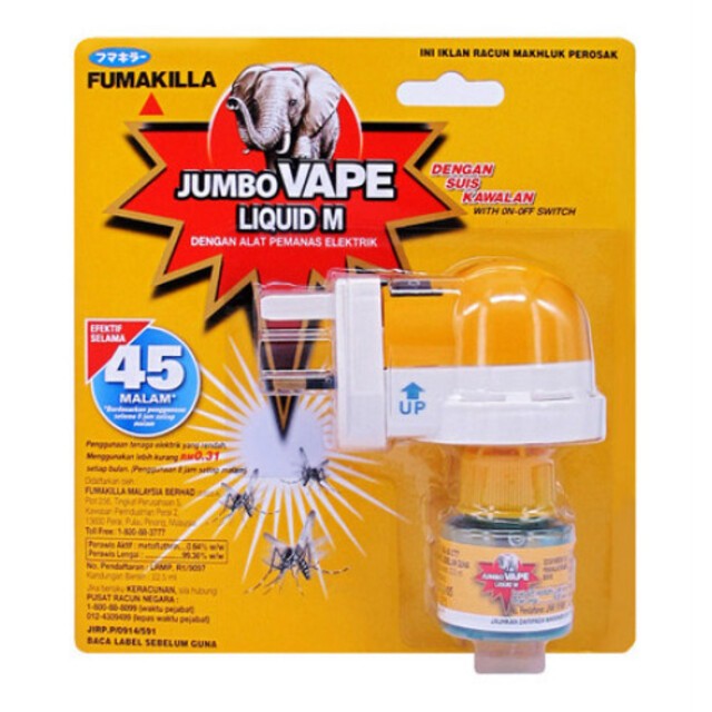 Fumakilla Jumbo Vape Liq Vaporiser 45N 22.5ML | Shopee Malaysia