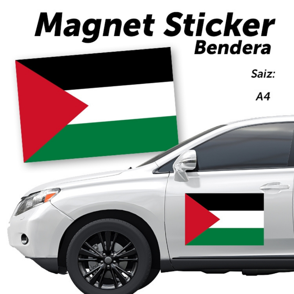 YCS Bendera Palestine Magnet Sticker Magnet Kereta Tahan Lama | Shopee ...