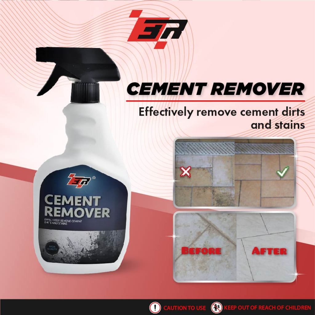 3R Cement Remover | Tile Mosaic Floor Cleaner Stain Remover (500ml ...