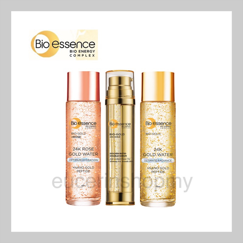 BIO ESSENCE(100% Authentic) Bio-Gold 24K Rose Gold Water + Free Gift ...