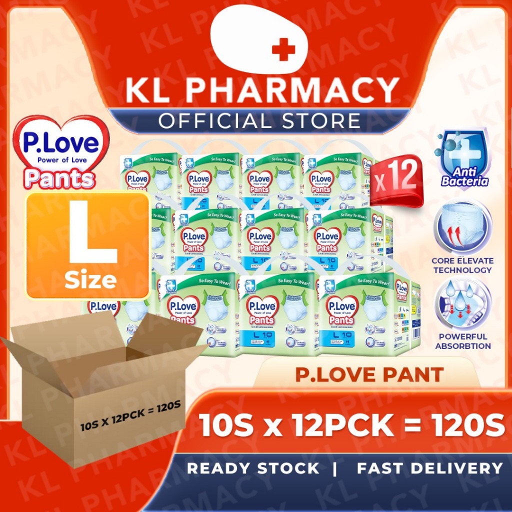 Plove Adult Diapers Pants /Tape - M / L / XL (12 Packs) | Shopee Malaysia