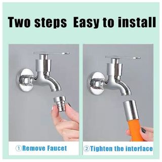 Bib Tape Flexible Hose Faucet Extension Hose 360 Degrees Silicone Tube ...