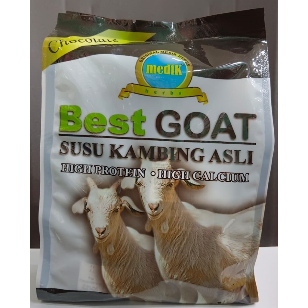 Medik Best Goat Susu Kambing Asli Chocolate (Pouch) 15 Sachets x 25g ...