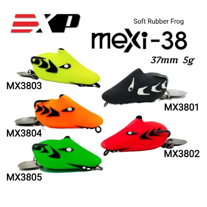 EXP MEXI-38 SOFT RUBBER FROG 37MM/5G | Shopee Malaysia