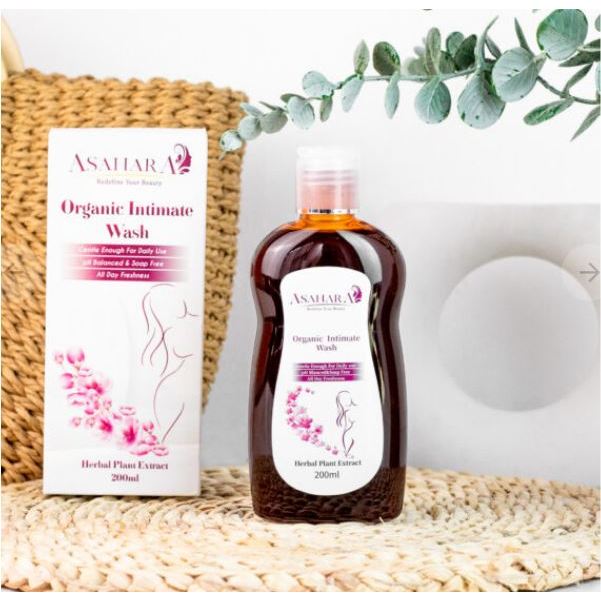 BEST ASAHARA ORGANIC INTIMATE WASH 200ML HERBAL PLANT EXTRACT | Shopee ...