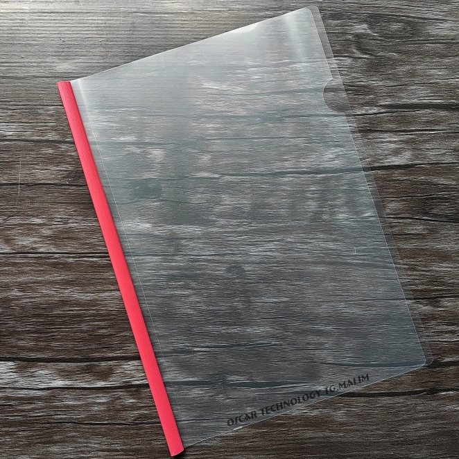 A4 Transparent Plastic Rod Clip File / Document Report File / Organizer ...