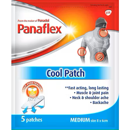 Panaflex Cool Patch 8 x 6 cm ( 5 Patches ) | Shopee Malaysia