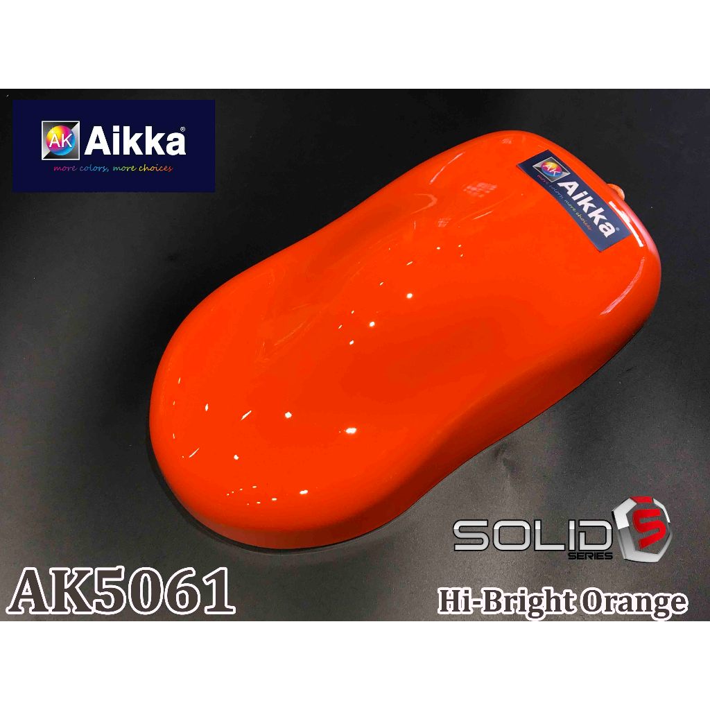 AIKKA AK5061 HI-BRIGHT ORANGE ** SOLID S SERIES 2K PAINT | Shopee Malaysia