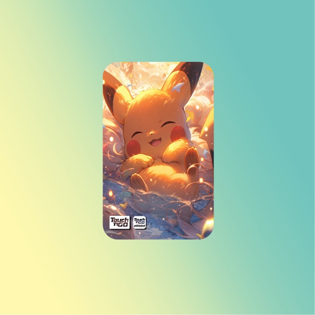 ( PIKACHU Series ) Touch n Go Card Sticker Cover TNG / MASTER / VISA ...