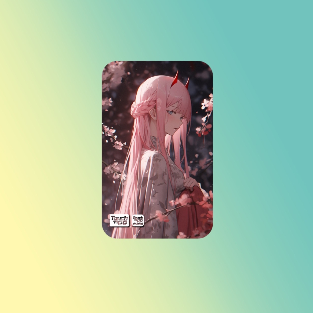 ( ZERO TWO Series 2 ) Touch n Go Card Sticker Cover TNG / MASTER / VISA ...