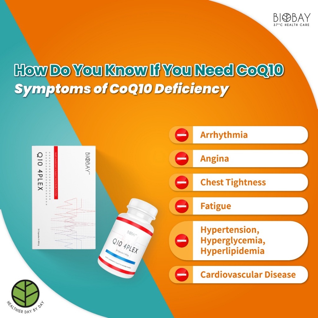 ️Original ️BIOBAY Q10 4plex (30's x 480mg) Co-Enzyme Q10 | Energy Booster Heart Health ...