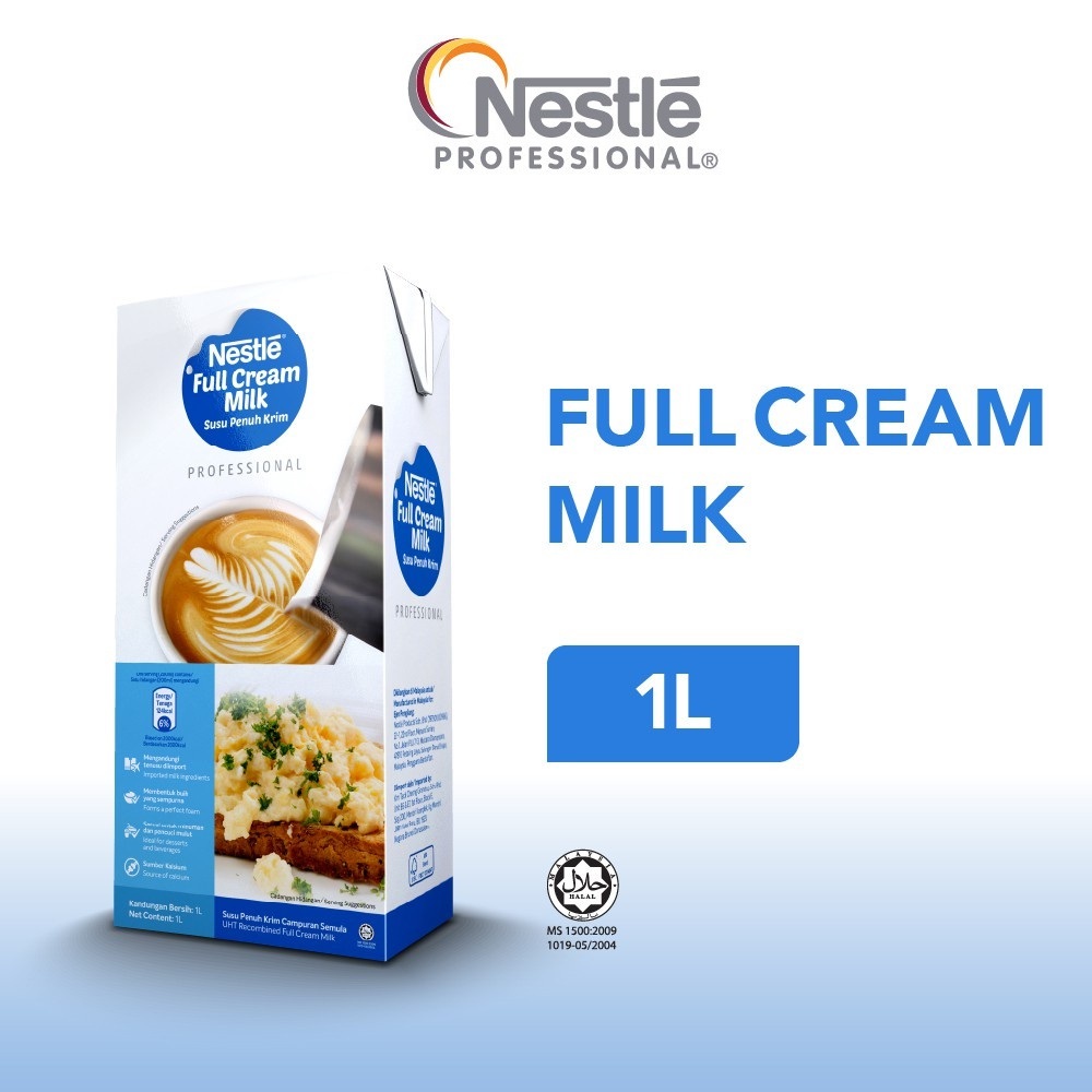 Nestle Full Cream Professional UHT Milk 1 Liter | Shopee Malaysia