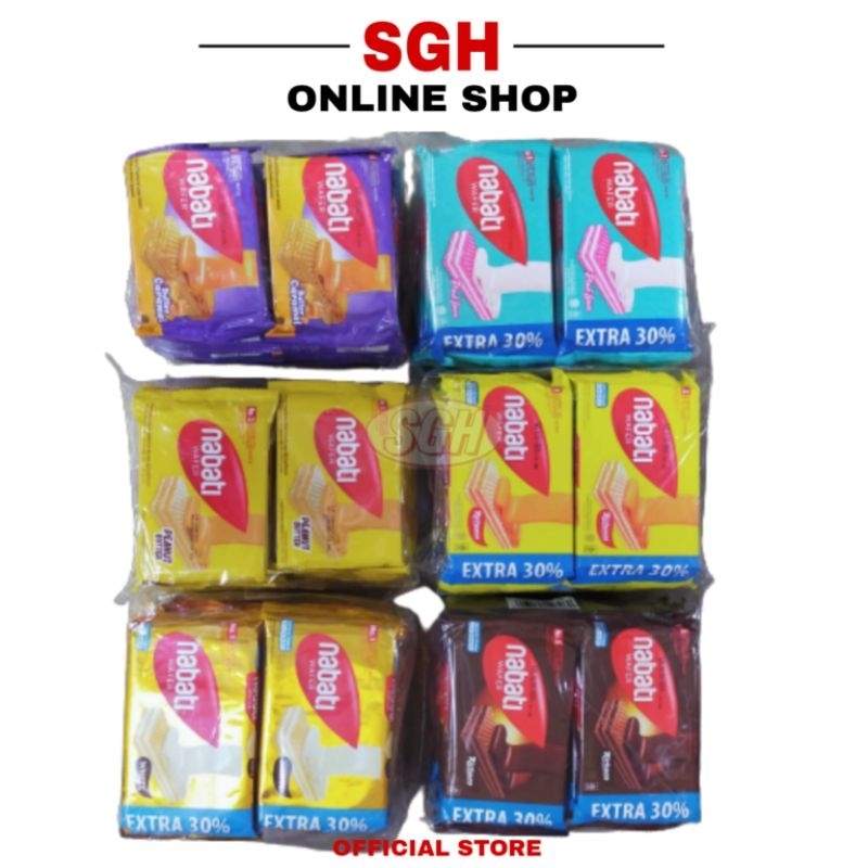 Richeese / Richoco Nabati Wafer 45g/40g (chocolate, Cheese, White Milk, Peanut butter ,Pink Lava ...