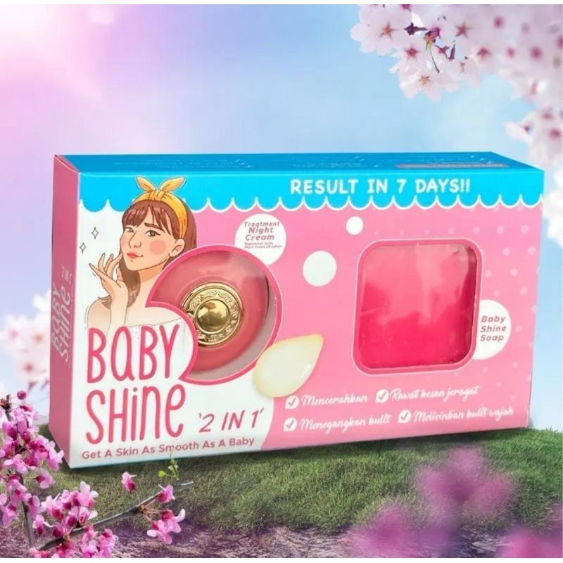 Dherbs Set Baby Shine Skincare 2in1 #murah | Shopee Malaysia
