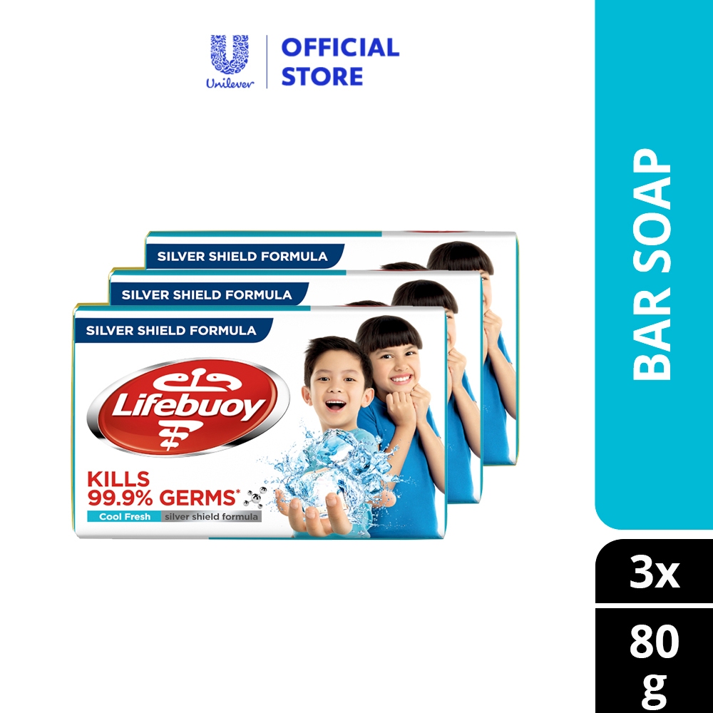 Lifebuoy Bar Soap Cool Fresh (70g x 3) | Shopee Malaysia