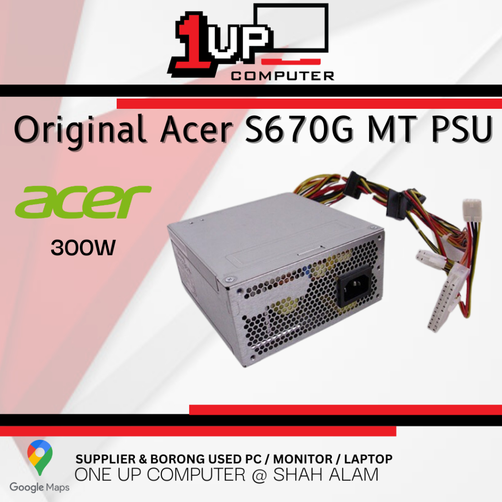 ⚡ACER ORIGINAL PSU⚡ ACER VERITON S670G X2611G S680G X2610G POWER SUPPLY ...