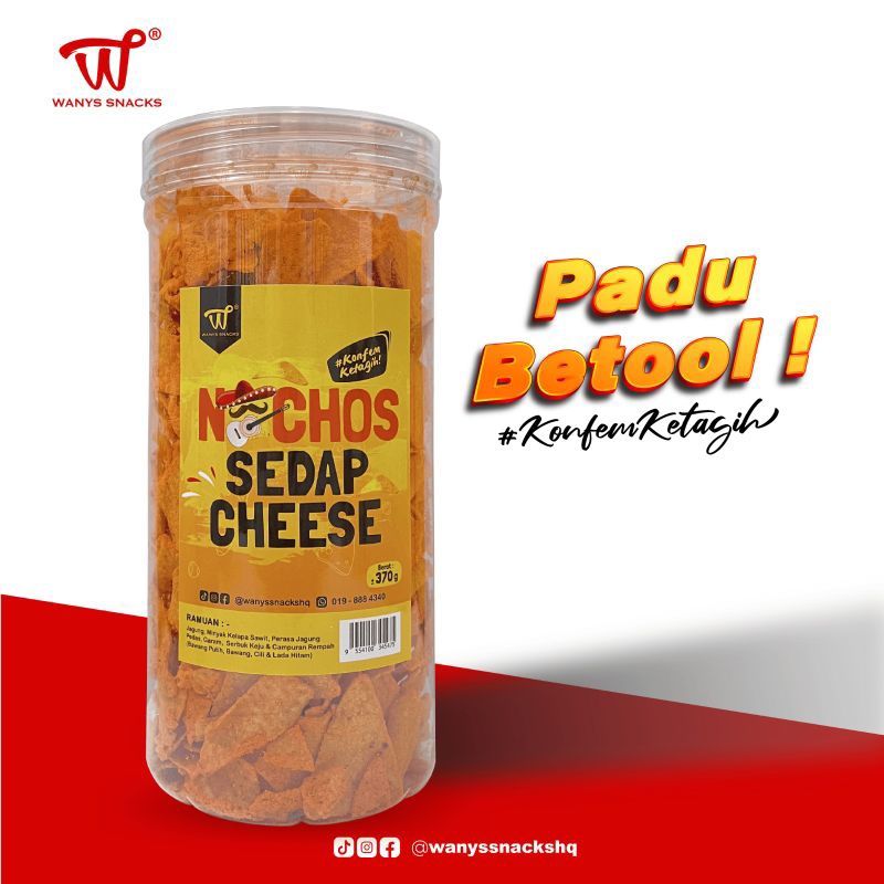 Tortilla Nachos Sedap by Wanys Snacks (Botol) | Shopee Malaysia
