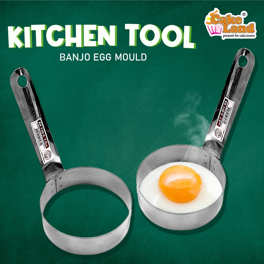 CAKE LAND Stainless Steel Banjo Egg Ring | Shopee Malaysia