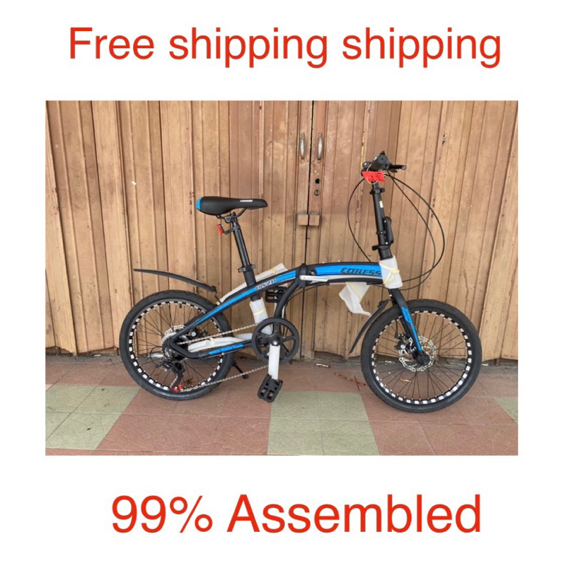 CORESS Alloy Folding bike 20ER Basikal Lipat FOLDABLE bicycle 6 Speed SHIMANO ADULT KIDS ...