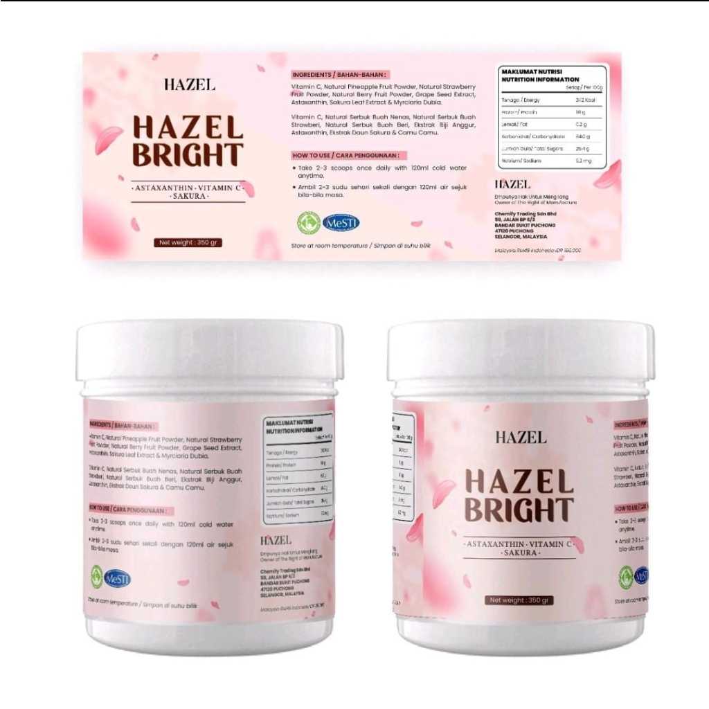 HAZEL BRIGHT WHITENING DRINK KESAN SEAWAL 1-2 BEKAS AIR PADAM JERAGAT ...