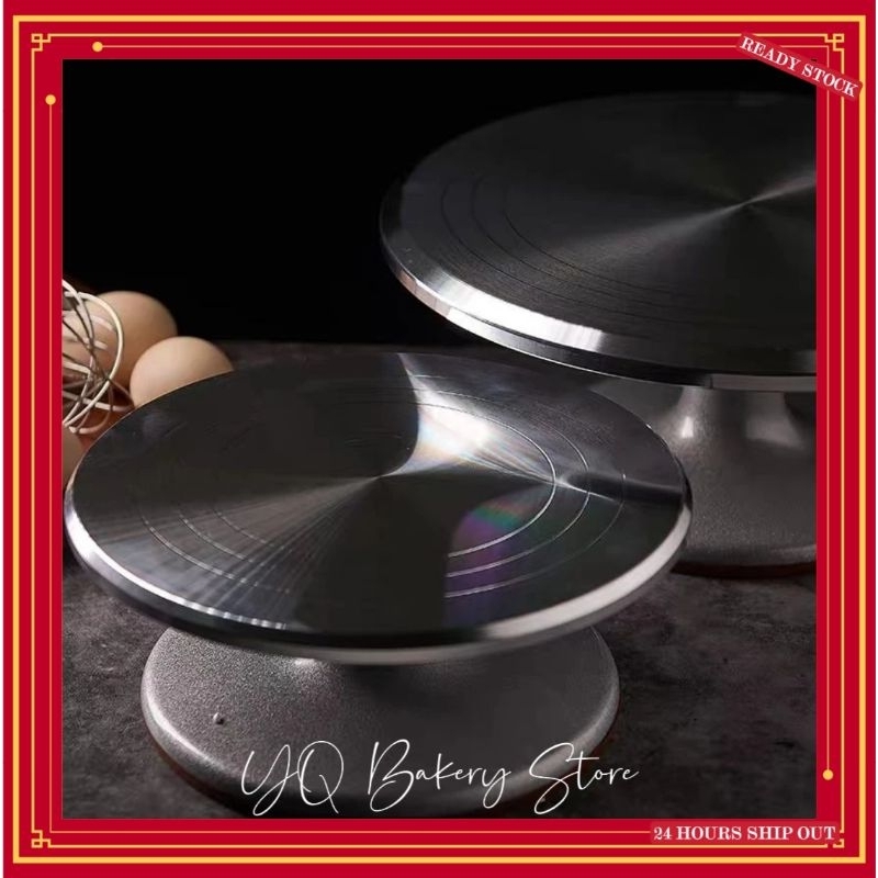 【YQ Bakery Store】 Cake turntable 30cm 5pcs bundle price 铝合金蛋糕转盘 Cake ...