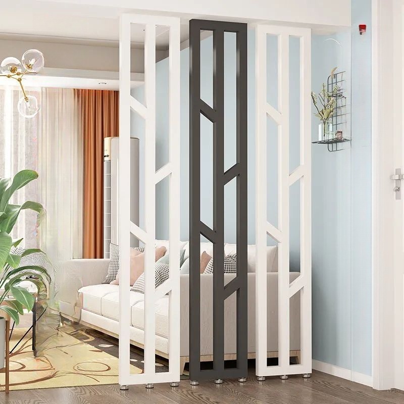 💜Iron Home Nordic Column Grille Living Room Partition Wall Screen ...