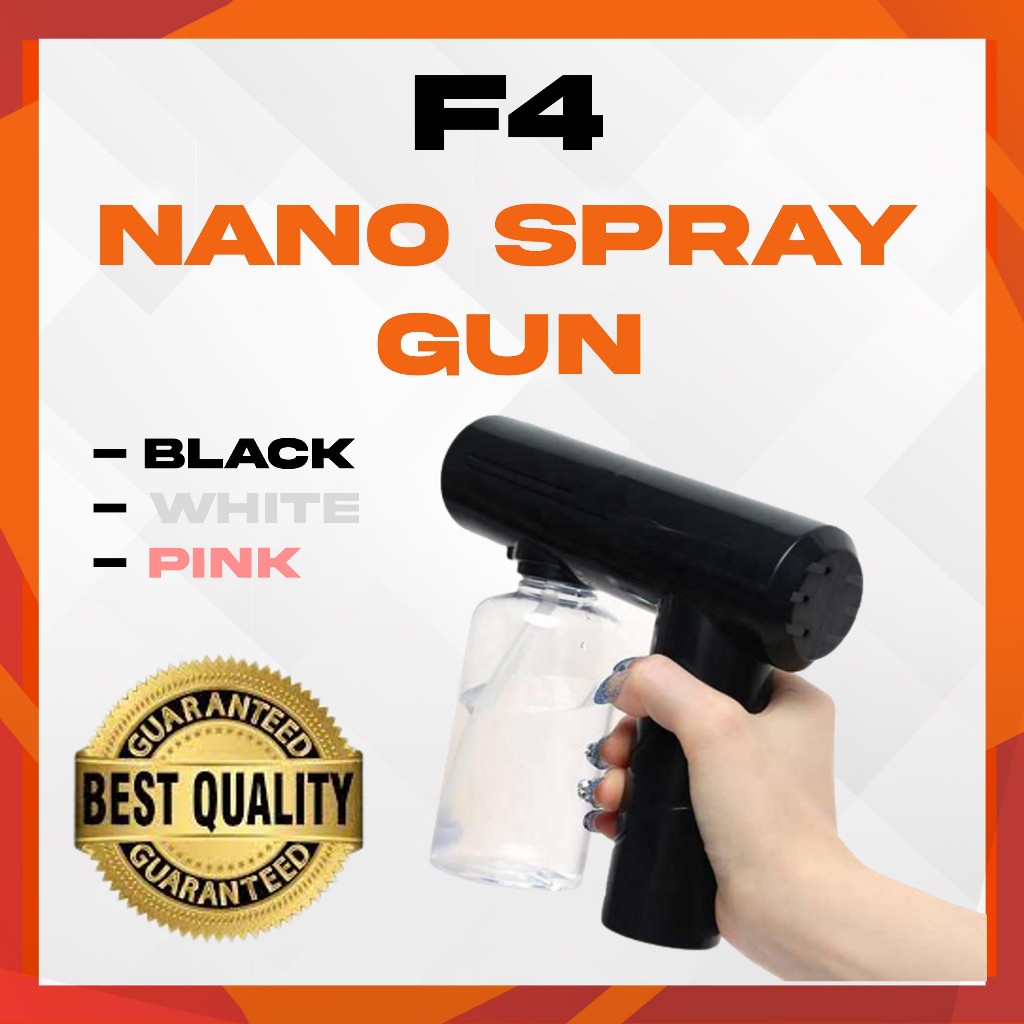 F4 Nano Mist Spray Gun Sanitizer Cheap Budget Wireless Atomizer Spray ...