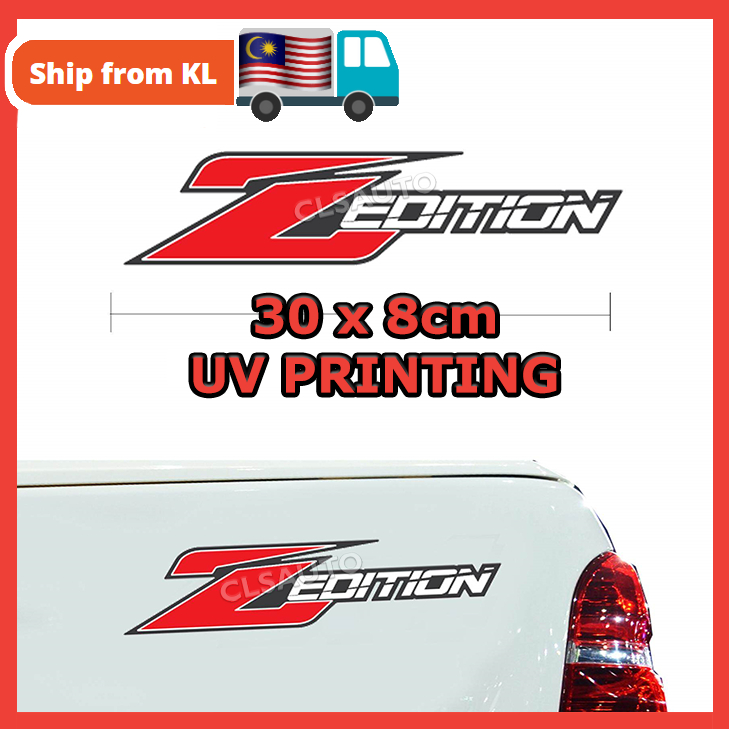 Z Edition Car Sticker Toyota Hilux Revo Double Cab 4x2 4x4 AT MT Razer ...