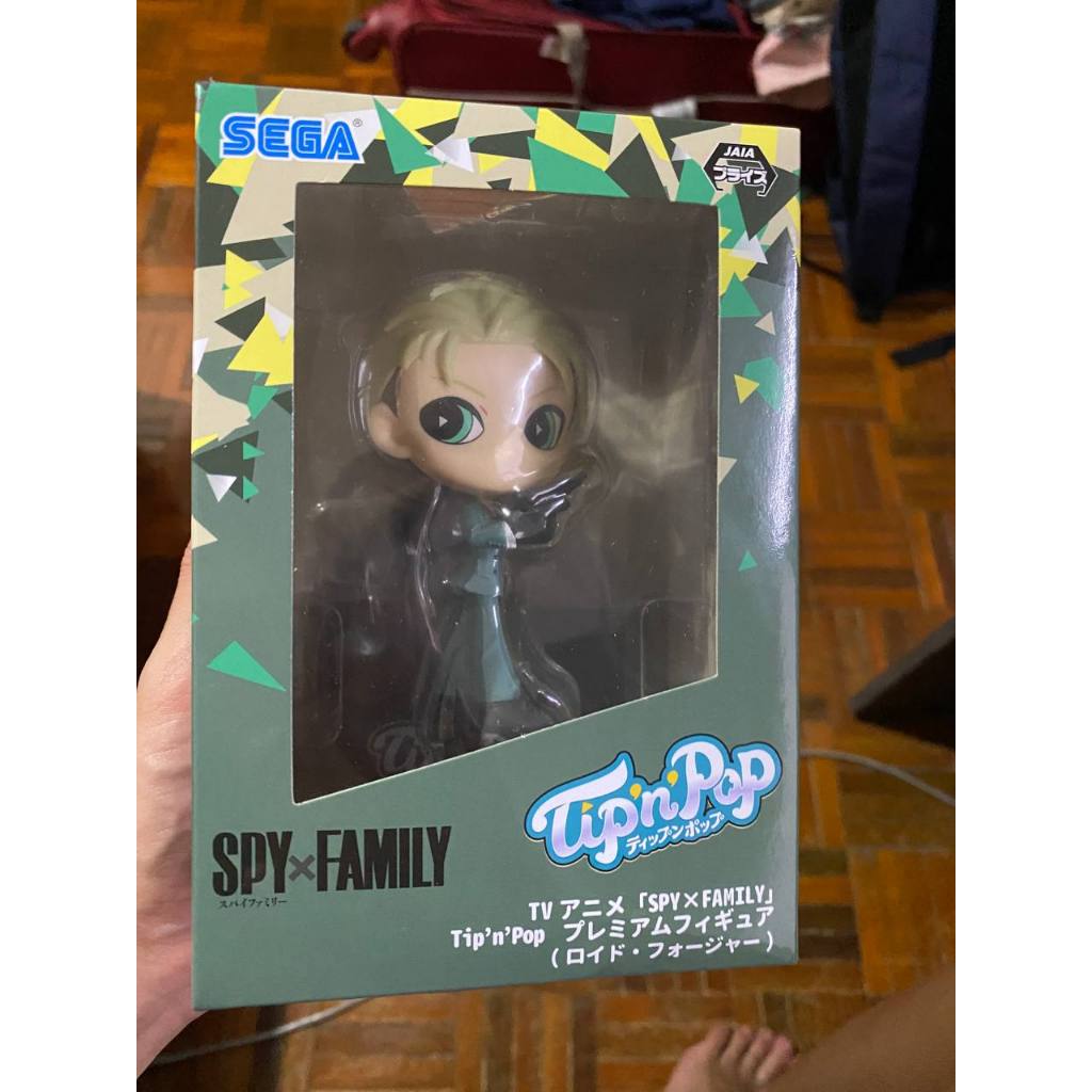 100% Original SEGA Spy x Family Tip n Pop PM Figure Loid Forger Tip'n'Pop Original Licensed ...