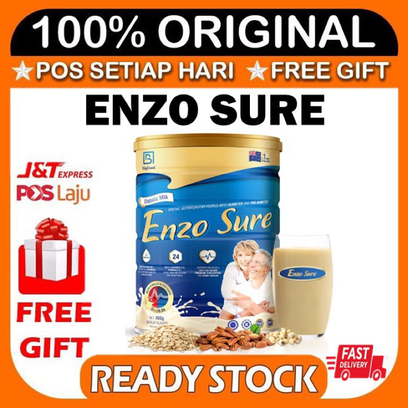 Pastikan Yang Original Baru Beli Enzo Sure Milk 400Gram 100% Original ...