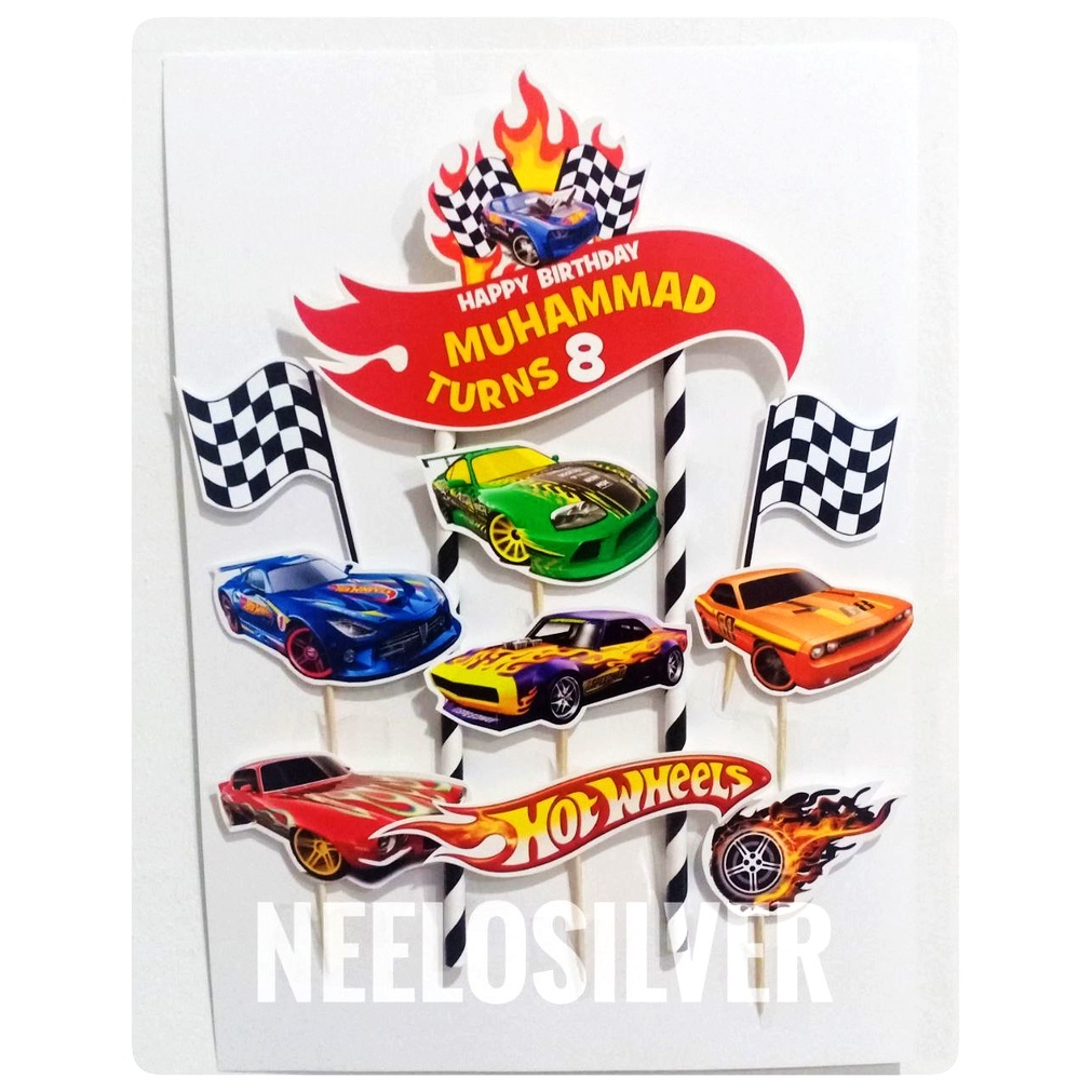 Hot Wheels Customise Cake Topper | Shopee Malaysia