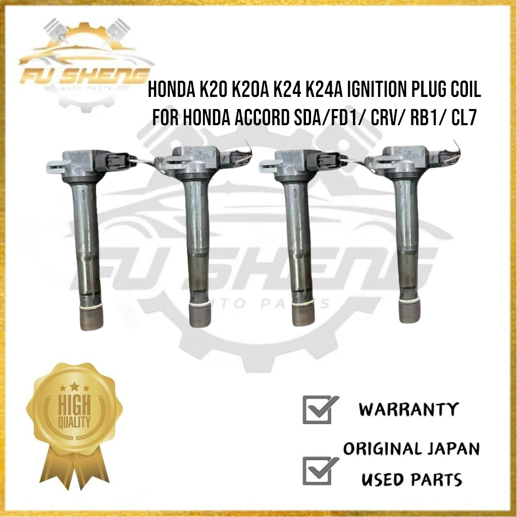 FuSheng-Honda K20 K20A K24 K24A Ignition Plug Coil For Honda Accord SDA/FD1/ CRV/ RB1/ CL7 ...