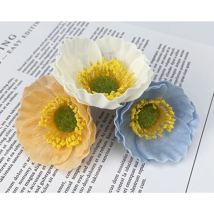 ROMANCE (1PCS) Papaver rhoeas Poppy Soap Flowrs Bunga Hiasan Soap Sabun ...