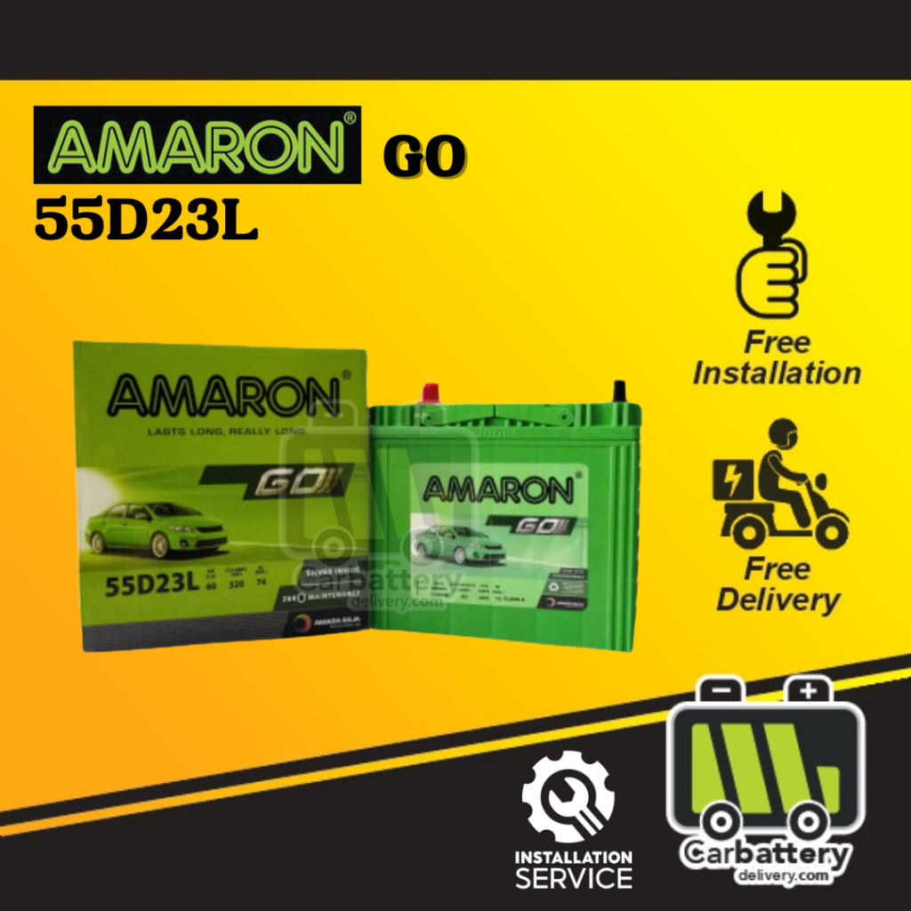[Installation Provided] Amaron GO 55D23L Car Battery Bateri Kereta ...