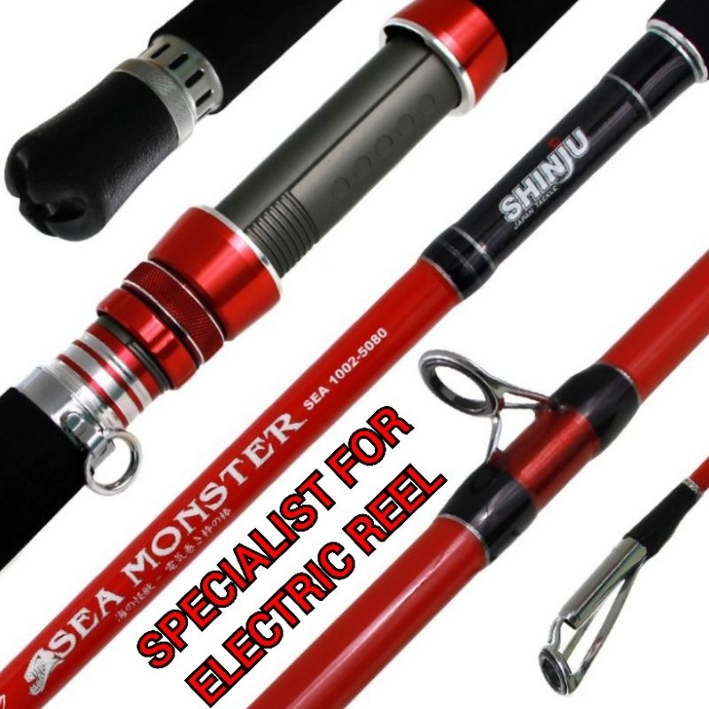 (JAPAN TACKLE) 20-25KG MAX DRAG SHINJU SEA MONSTER HEAVY DUTY GAME ...