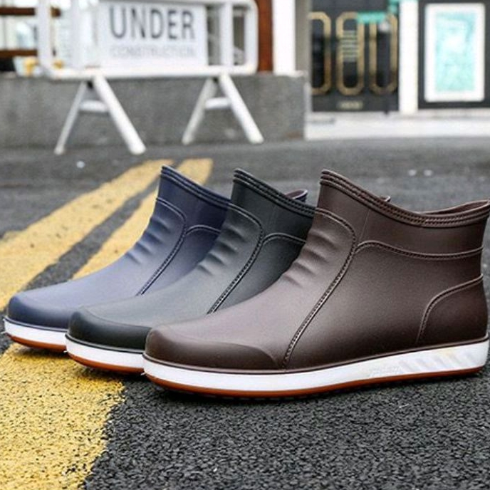 Kasut sawah bendang lelaki tinggi 15cm/Kasut kebun/High quality men ...