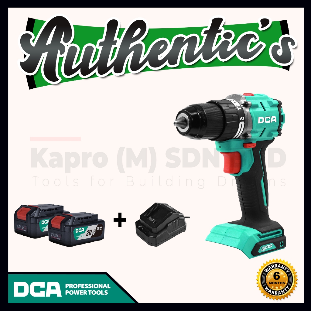 DCA 20V MAX Cordless Brushless Driver/ Hammer Drill ADJZ2060i(EM) | Shopee Malaysia