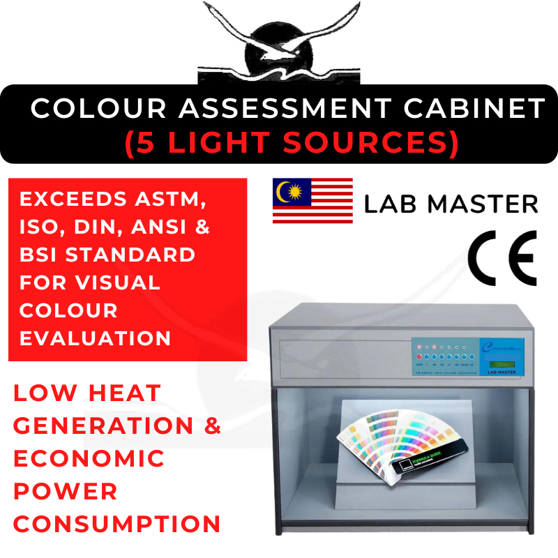 LAB MASTER/MALAYSIA Colour Assessment Cabinet with 5 Light Sources for ...