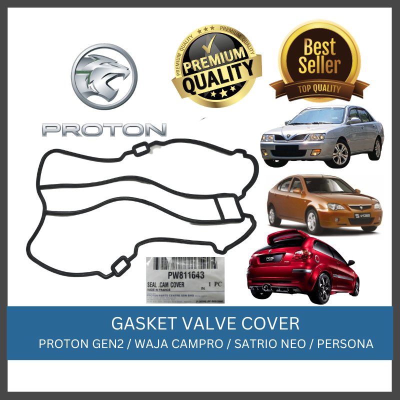 Proton Genuine Part Gasket Valve Cover Gen2 Waja Campro Satria Neo ...