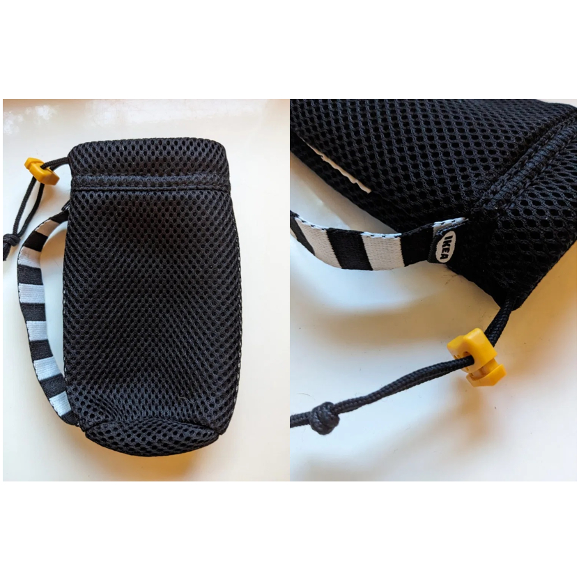 Beg Botol Minuman HOPTRASSLA Bottle Carrier Pembawa Botol Black 6x15cm ...