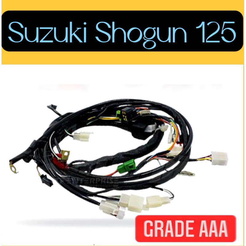 SUZUKI SHOGUN WIRING (STD) // SHOGUN125 HARNESS WIRING SET HARDNESS ...
