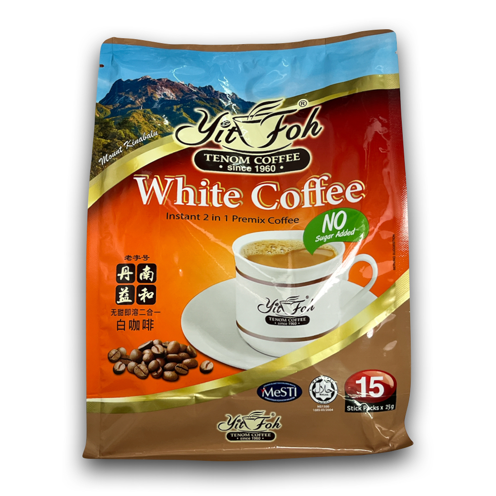 Tenom Yit Foh White Coffee 2 in 1 - Single Pack (12 sticks) | Shopee ...