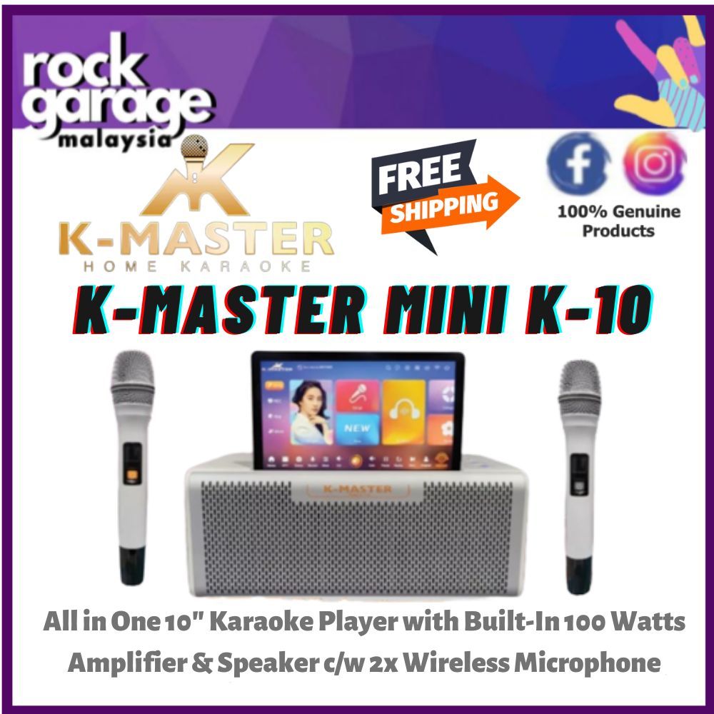 K-Master Mini K-10 All In One Karaoke System ( Mini K 10 / Mini K10 ...