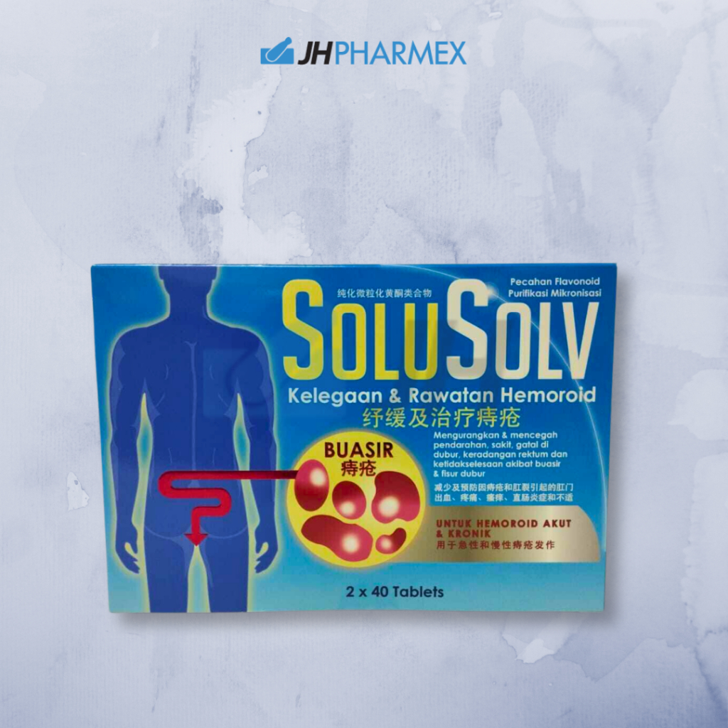 SOLUSOLV RELIEF & TREATMENT OF HAEMORRHOIDS | Shopee Malaysia